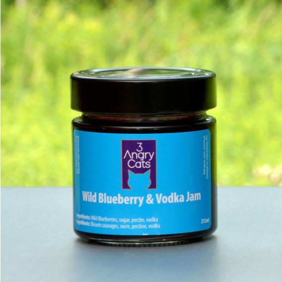 3 Angry Cats - Wild Blueberry & Vodka Jam – Balderson Village Cheese Store