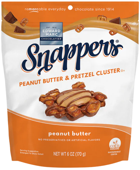 Snappers Peanut Butter & Pretzel Cluster – Balderson Village Cheese Store